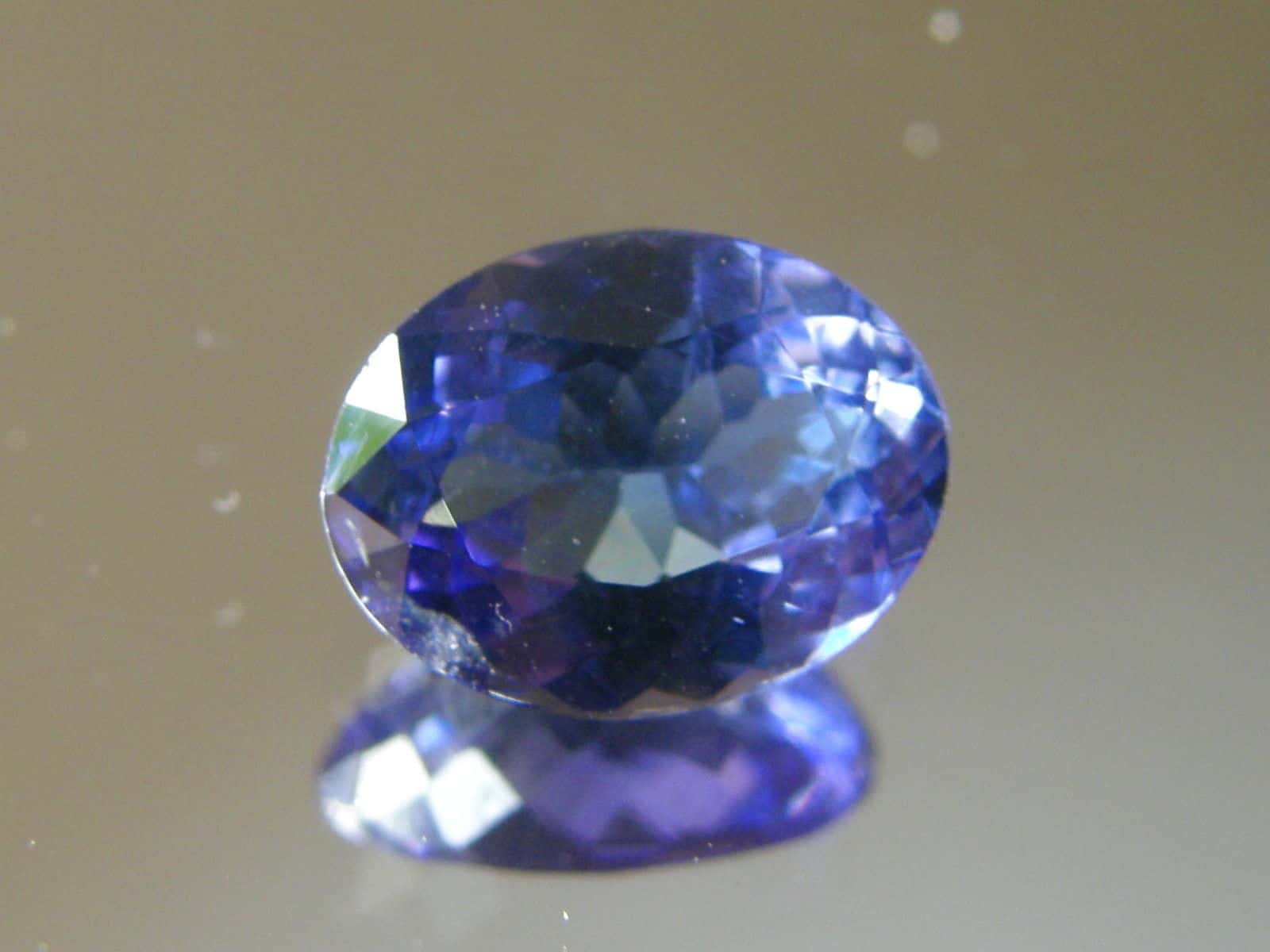 1 Tanzanit Tansanit facettiert 1,83 ct oval 7 x 9 mm - Leguan Schmuck ...